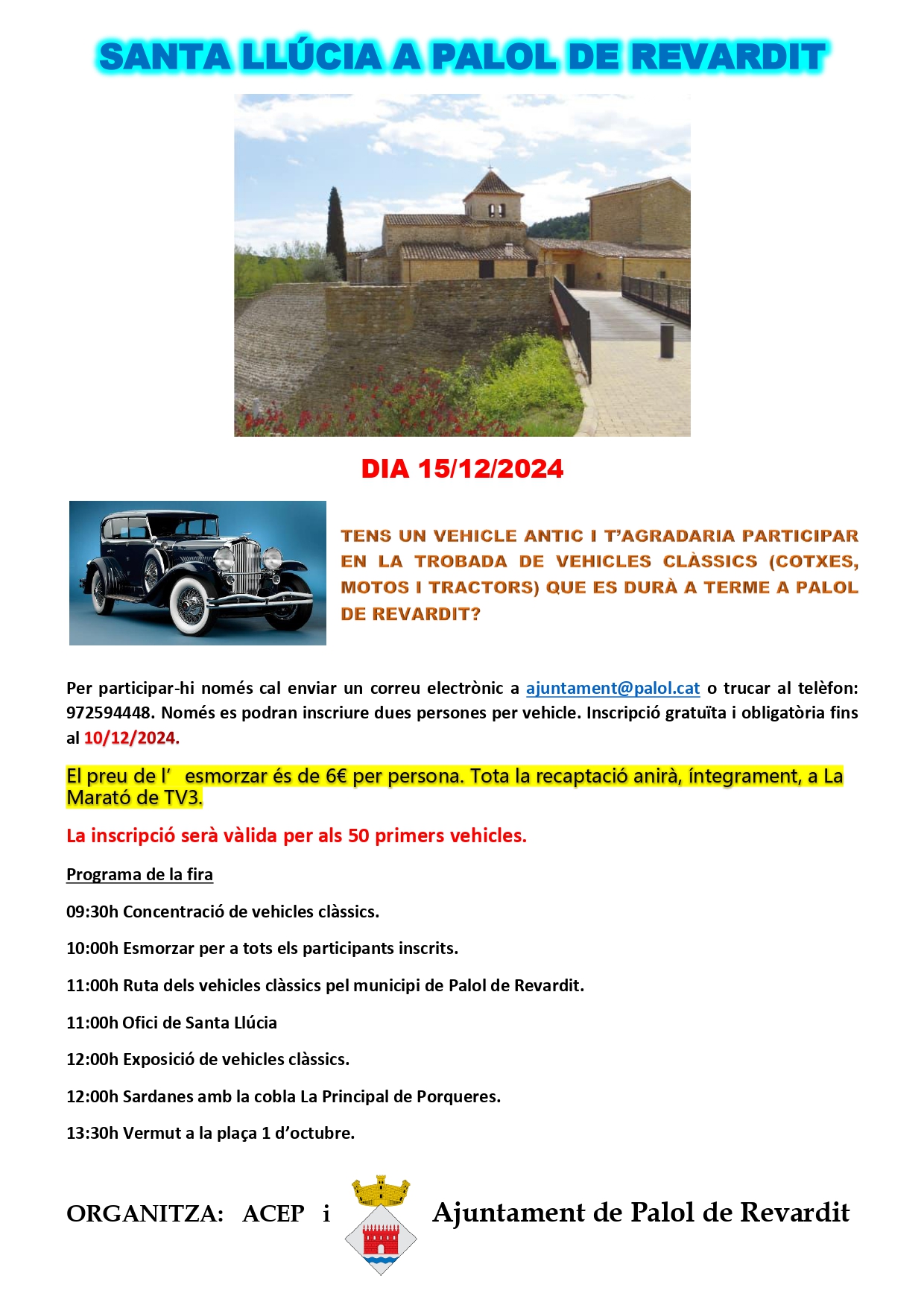 Santa Llúcia a Palol de Revardit - Web Oficial de l'Ajuntament de Palol ...